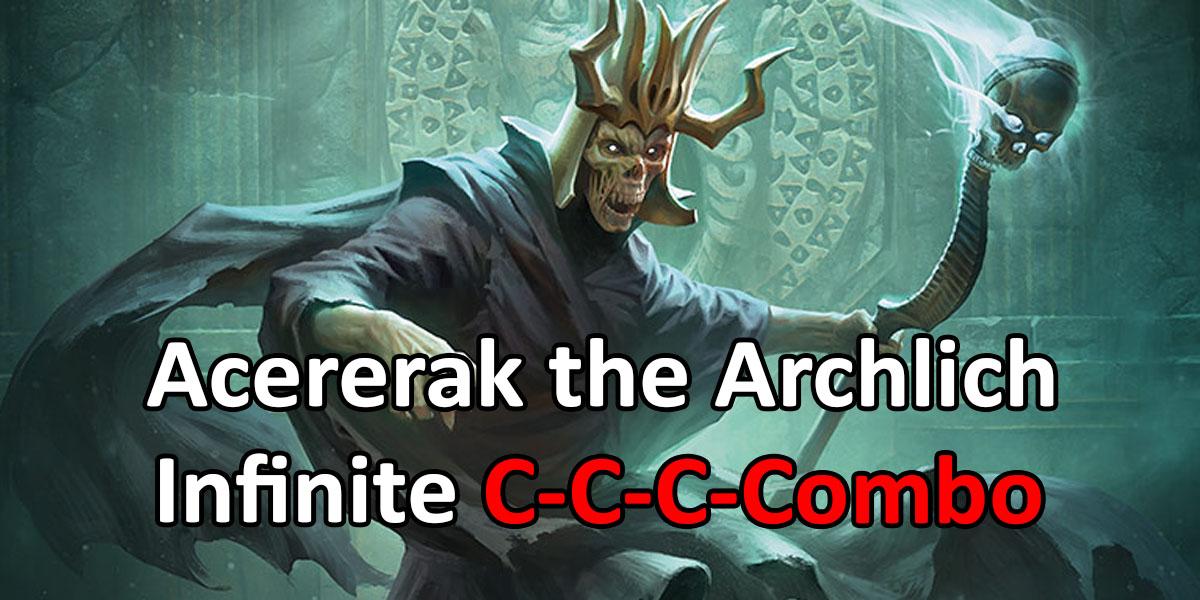 5x Awesome Acererak the Archlich Combo Plays for MTG