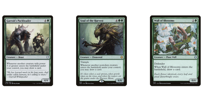 45 of the Best MTG Green Card Draw Sources for Commander