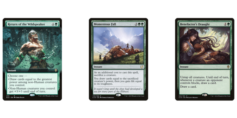 45 of the Best MTG Green Card Draw Sources for Commander