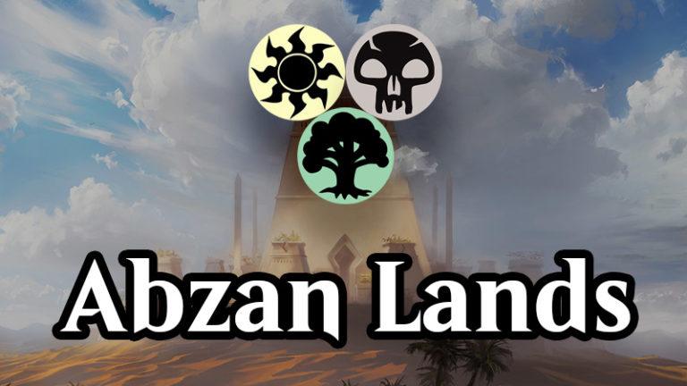 White / Black / Green Tri Lands - Abzan