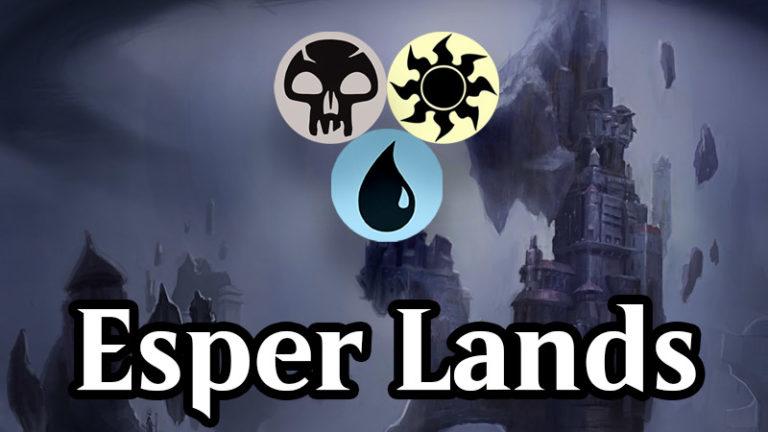 White / Blue / Black Tri Lands - Esper
