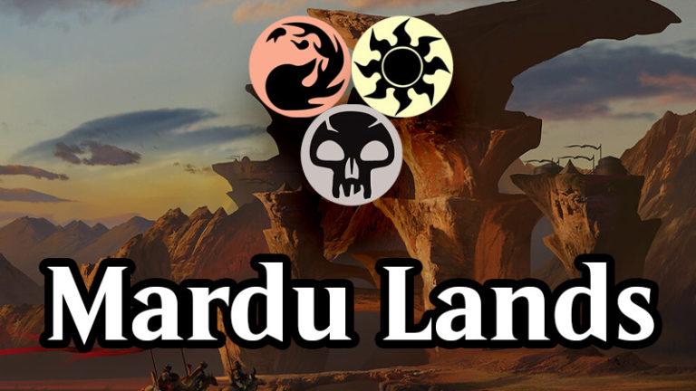 Red / White / Black Tri Lands - Mardu