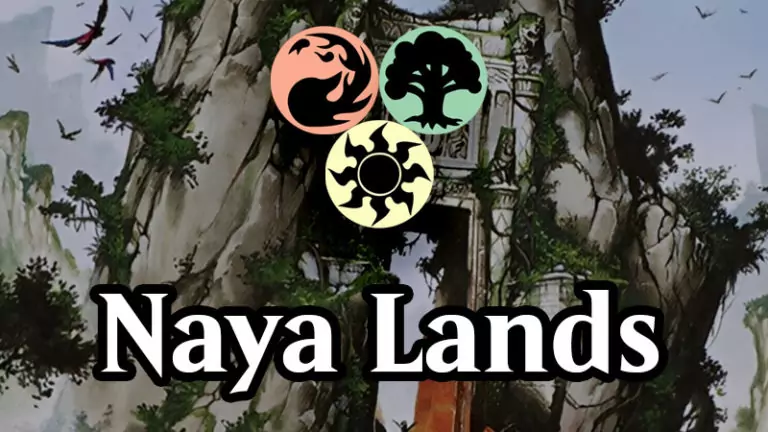 Red / Green / White Tri Lands - Naya